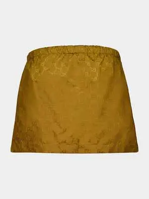 Gucci Gg Nylon Mini Skirt