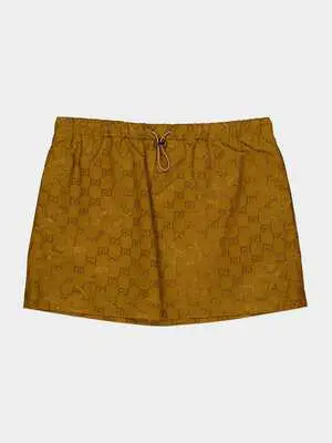 Gucci Gg Nylon Mini Skirt