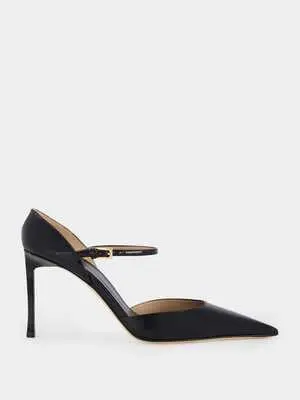 TOM FORD Patent Leather Vertigo Pump - Black
