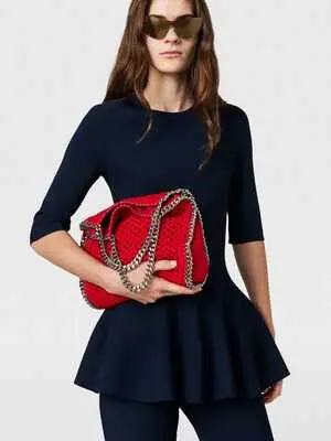 Stella McCartney Falabella Mini Mesh Tote - Red