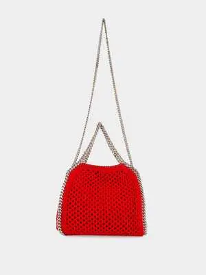 Stella McCartney Falabella Mini Mesh Tote - Red