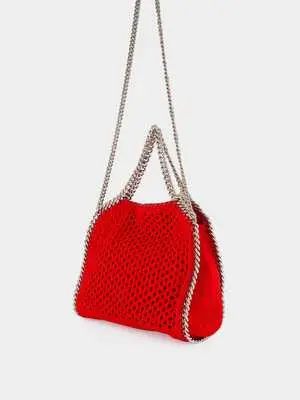 Stella McCartney Falabella Mini Mesh Tote - Red