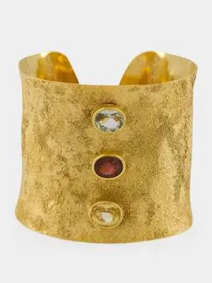 MARIA JOÃO BAHIA Cuff Bracelet With Gemstones
