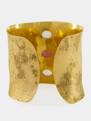 MARIA JOÃO BAHIA Cuff Bracelet With Gemstones