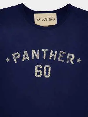 Valentino Garavani Cotton T-shirt With Chez Print