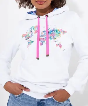 JOE BROWNS Graphic Print Hooded Sweatshirt