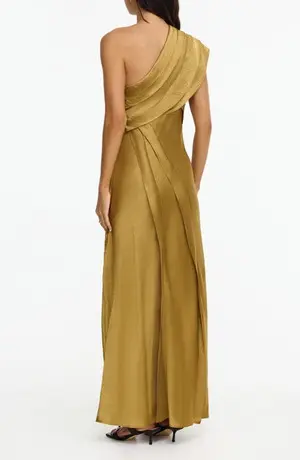 Acler Blenfleet One-shoulder Gown
