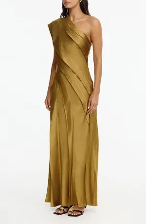 Acler Blenfleet One-shoulder Gown