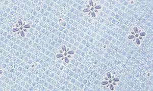 David Donahue Silk Jacquard Neck Tie - Sky
