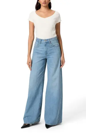Paige Cameron High-waist Wide-leg Jeans