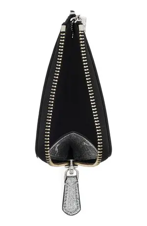 Marc Jacobs The Top Zip Wallet - Silver