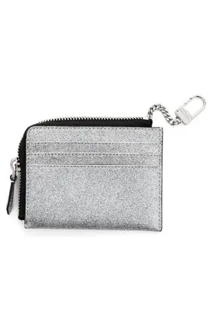 Marc Jacobs The Top Zip Wallet - Silver