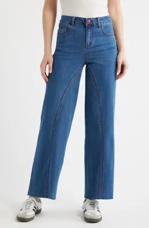 1822 Denim Wide Leg Jeans For Women