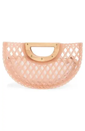 Dolce Vita Solandra Jelly Clutch - Blush