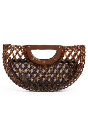 Dolce Vita Solandra Jelly Clutch - Tortoise