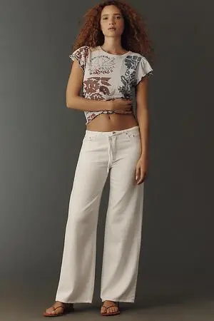 Anthropologie Embroidered Tee