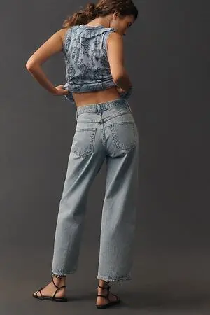 AMO Billie Mid-rise Straight Leg Jeans - Adulation