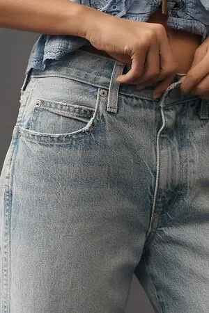 AMO Billie Mid-rise Straight Leg Jeans - Adulation