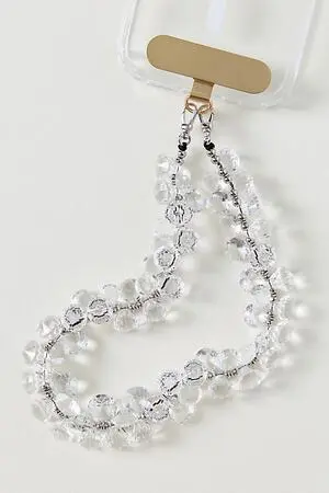Anthropologie Bubble Beads Phone Chain - Clear