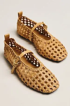 Rag & Bone Rag & Bone Spire Mary Jane Ballerina Flats Neutral