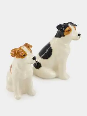 QUAIL CERAMICS Jack Russell Salt And Pepper Set