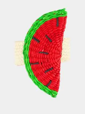 Coro Cora Watermelon Napkin Ring - Red