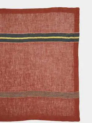 Libeco Banff Linen Napkin - Red