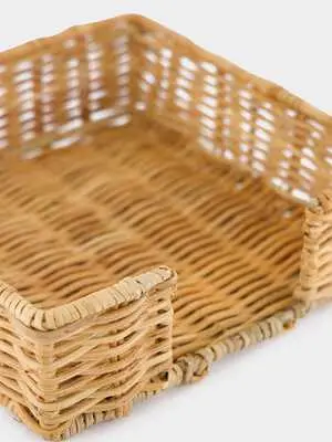 MADAM STOLTZ Handmade Rattan Napkin Holder