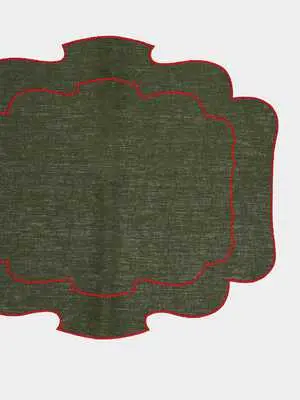 LA GALLINA MATTA Scallop Placemat