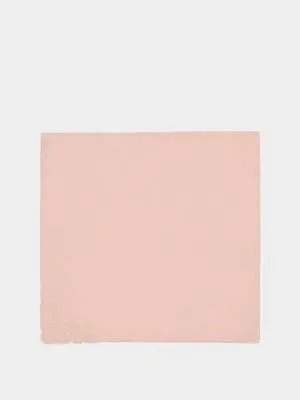 HOUSE OF CAPRICORN Hand-embroidered Cotton Napkin - Pink
