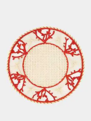 Coro Cora Coral Placemat - Red
