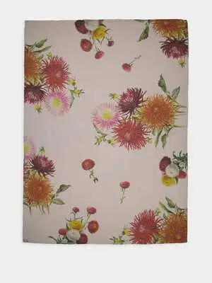 LINOROOM Country Flowers Linen Tablecloth - Multicolour