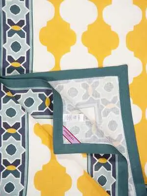 La DoubleJ Plaza Medium Tablecloth - Yellow