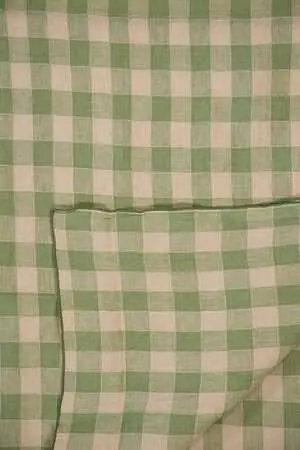 Maison De Vacances Bourdon Vintage Vichy Tablecloth - Green
