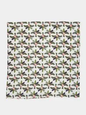 La DoubleJ Linen Palms Tablecloth