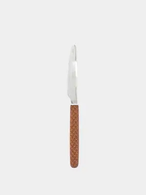 NEVA Intreccio Dessert Knife - Silver
