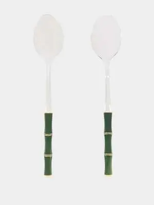 NEVA Bamboo Salad Set - Silver