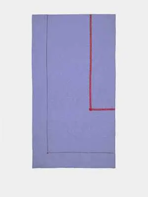 HOUSE OF CAPRICORN Hand-embroidered Linen Tablecloth - Multicolour