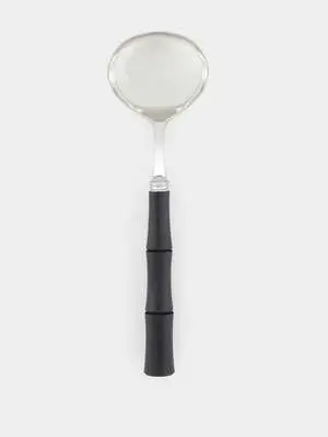 CAPDECO Byblos Bamboo Sauce Ladle - Black
