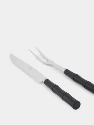 CAPDECO Byblos Bamboo Black Carne Server