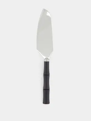 CAPDECO Byblos Bamboo Cake Server - Black