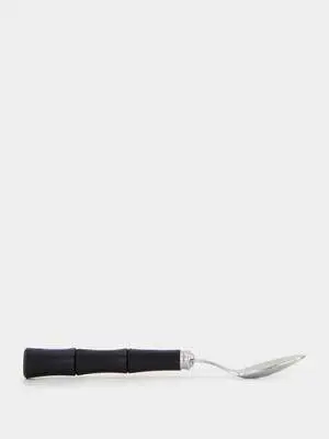 CAPDECO Byblos Bamboo Black Demitasse Spoon