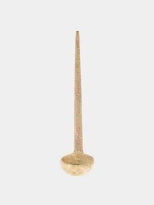 Madam Stoltz Hand-carved Wooden Ladle - Brown