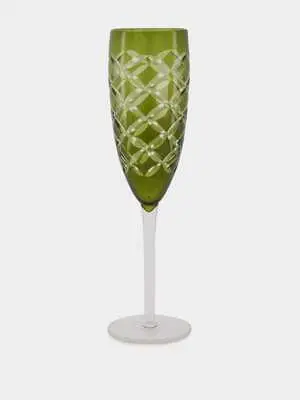 POLSPOTTEN Set Of 6 Champagne Cuttings Glasses