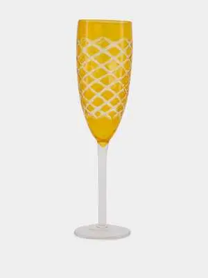 POLSPOTTEN Set Of 6 Champagne Cuttings Glasses