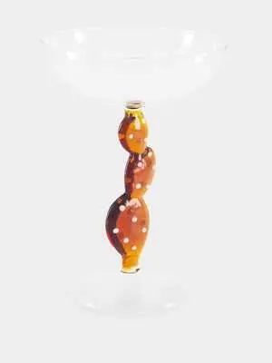 ICHENDORF MILANO Cactus Champagne Glass - Orange