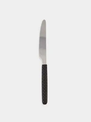 NEVA Intreccio Dinner Knife - Black