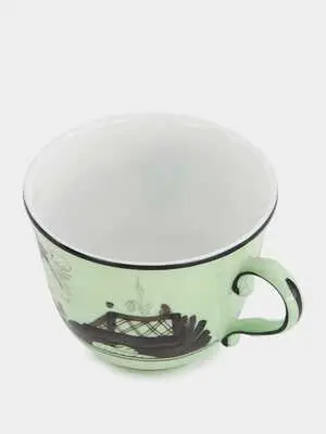 GINORI 1735 Oriente Italiano Espresso Cup - Green
