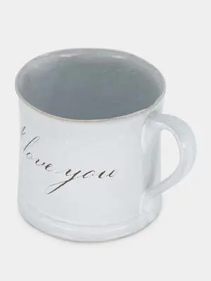 ASTIER DE VILLATTE I Love You Mug - White