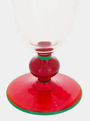 La DoubleJ Perfetto Murano Wine Glass - Red